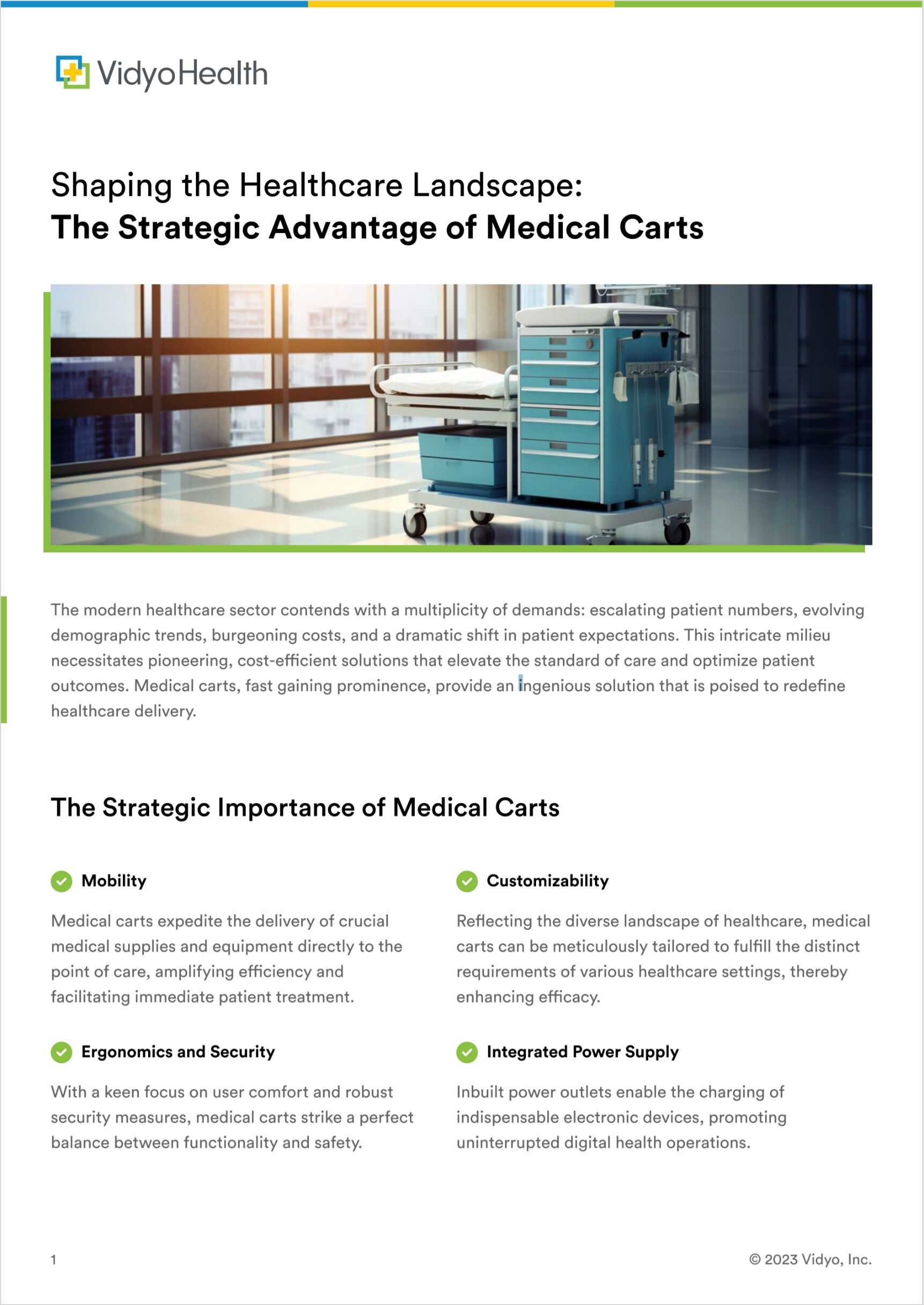 Use Case: The Strategic Advantage of Medical Carts