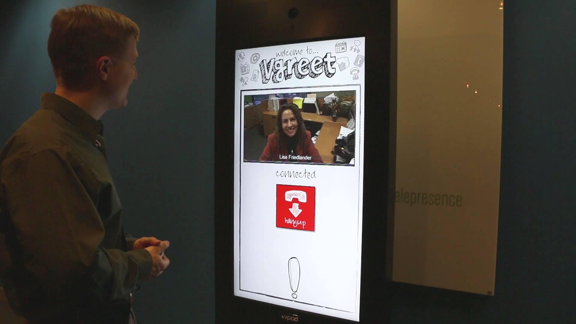 VPOD Kiosk powered by Vidyo demonstration | Enghouse Video