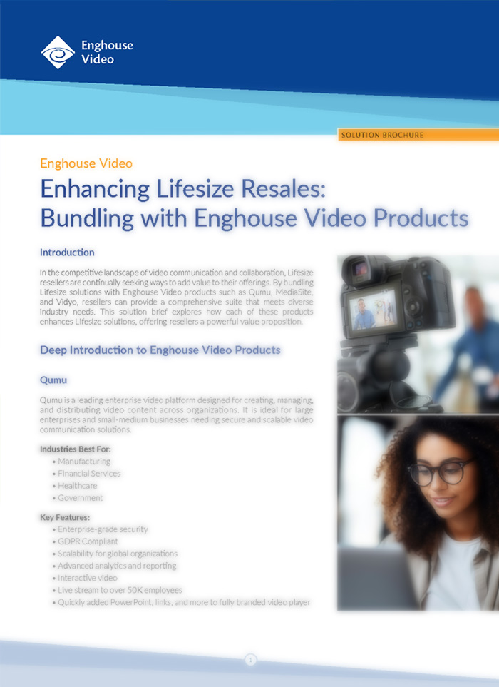 Verbesserung des Lifesize-Verkaufs: Bündelung mit Enghouse Video ...